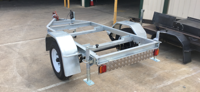 Galvanised pump trailer – All Fabrication Specialists