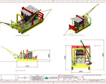 Dewatering Mine Pump Skid S2500 – All Fabrication Specialists